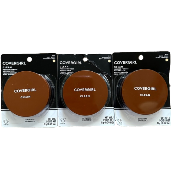 COVERGIRL | Makeup | New 3 Covergirl Clean Pressed Powder 25 Buff Beige ...